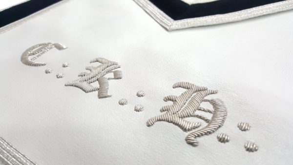 Masonic Scottish Rite Leather apron - AASR - 30th degree - Knight Kado