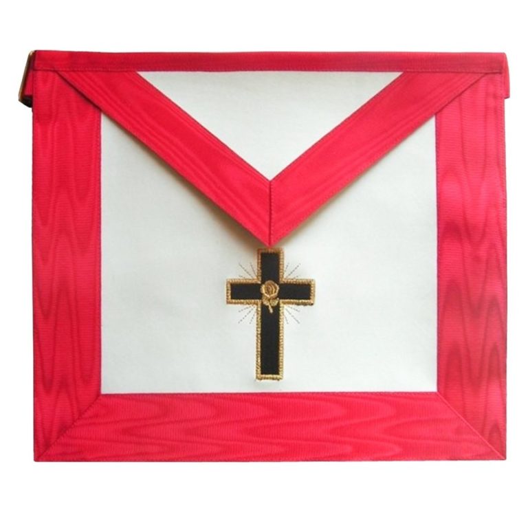 Masonic Scottish Rite apron - AASR - 18th degree - Knight Rose-Croix